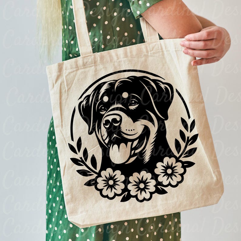 Rottweiler SVG, Dog SVG Files for Cricut, Rottweiler Clipart, Rottie ...