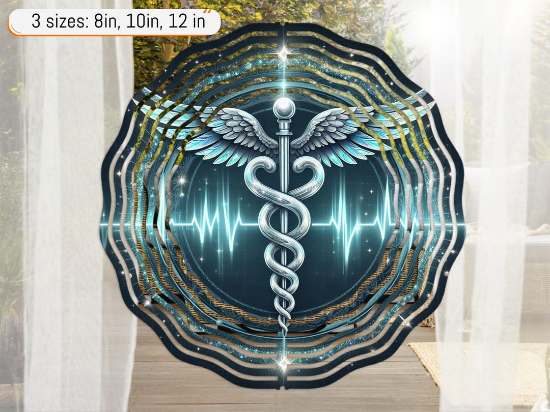Male Nurse Wind Spinner PNG Sublimation Design, Medical Practitioner ...