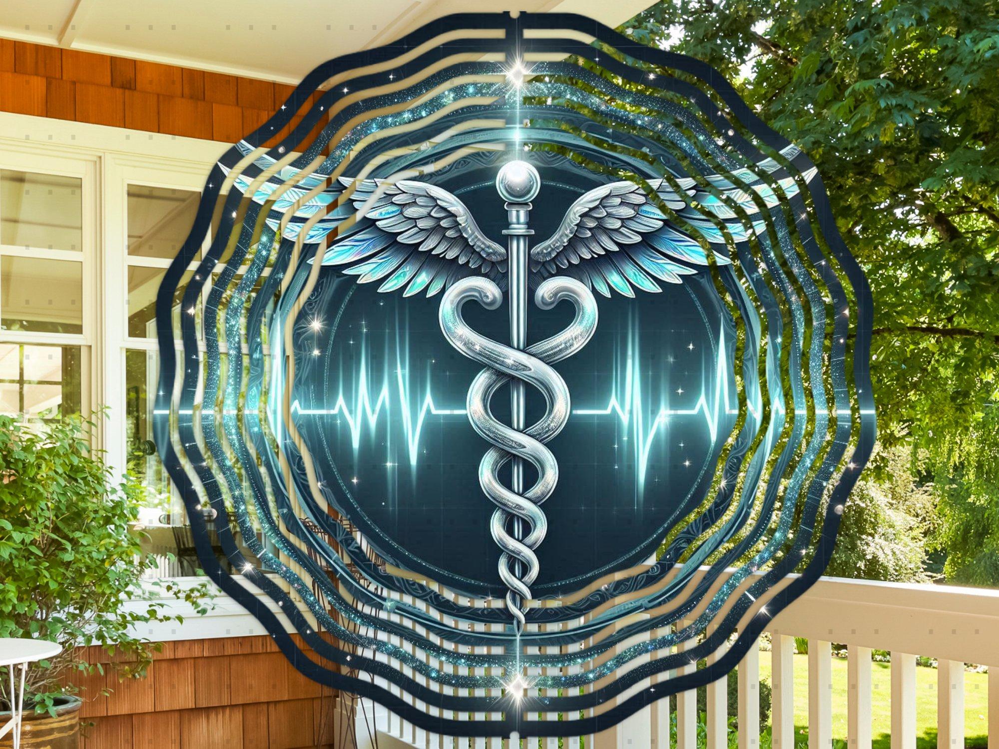 Male Nurse Wind Spinner PNG Sublimation Design, Medical Practitioner ...
