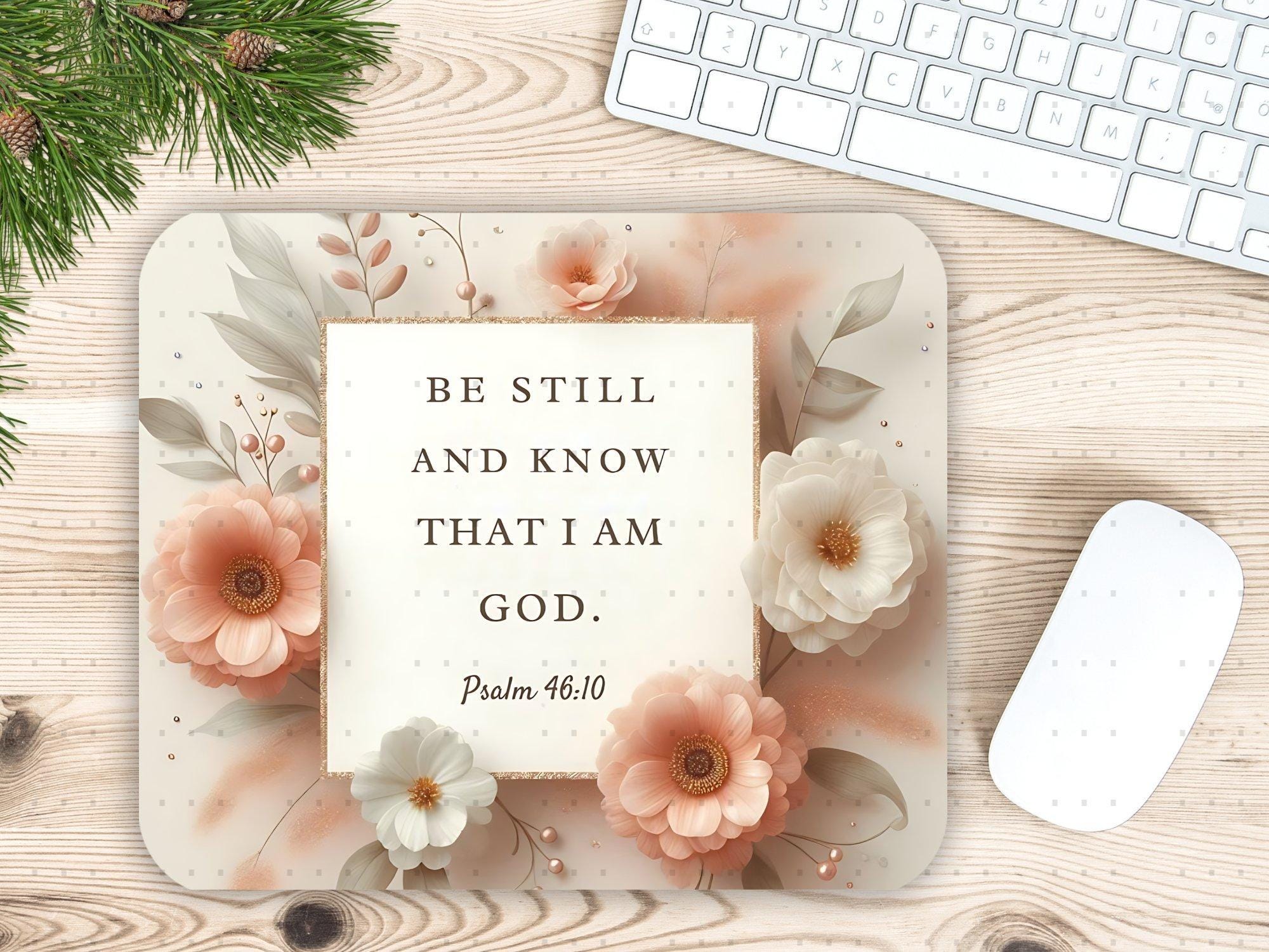 Christian Faith Mouse Pad Sublimation PNG Design, God Religious Bible ...