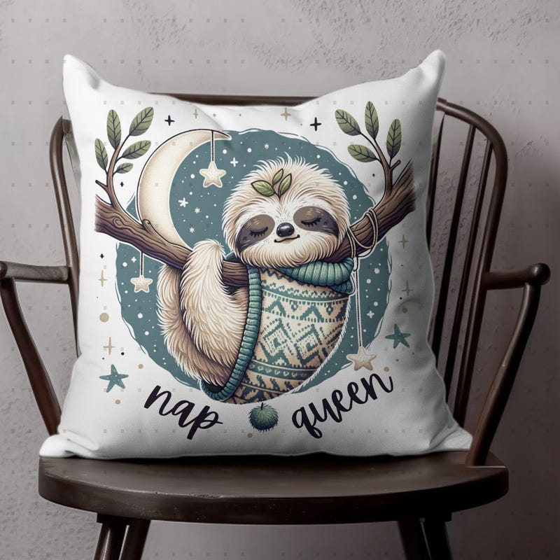 Sloth Pillow - Etsy