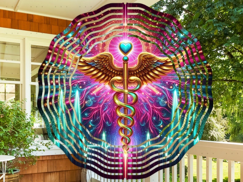 Nurse Wind Spinner PNG Sublimation Design, Medical Practitioner Nurse ...