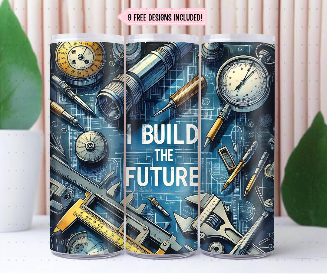 Engineering Technician Tumbler Wrap PNG Sublimation Design, Engineer ...