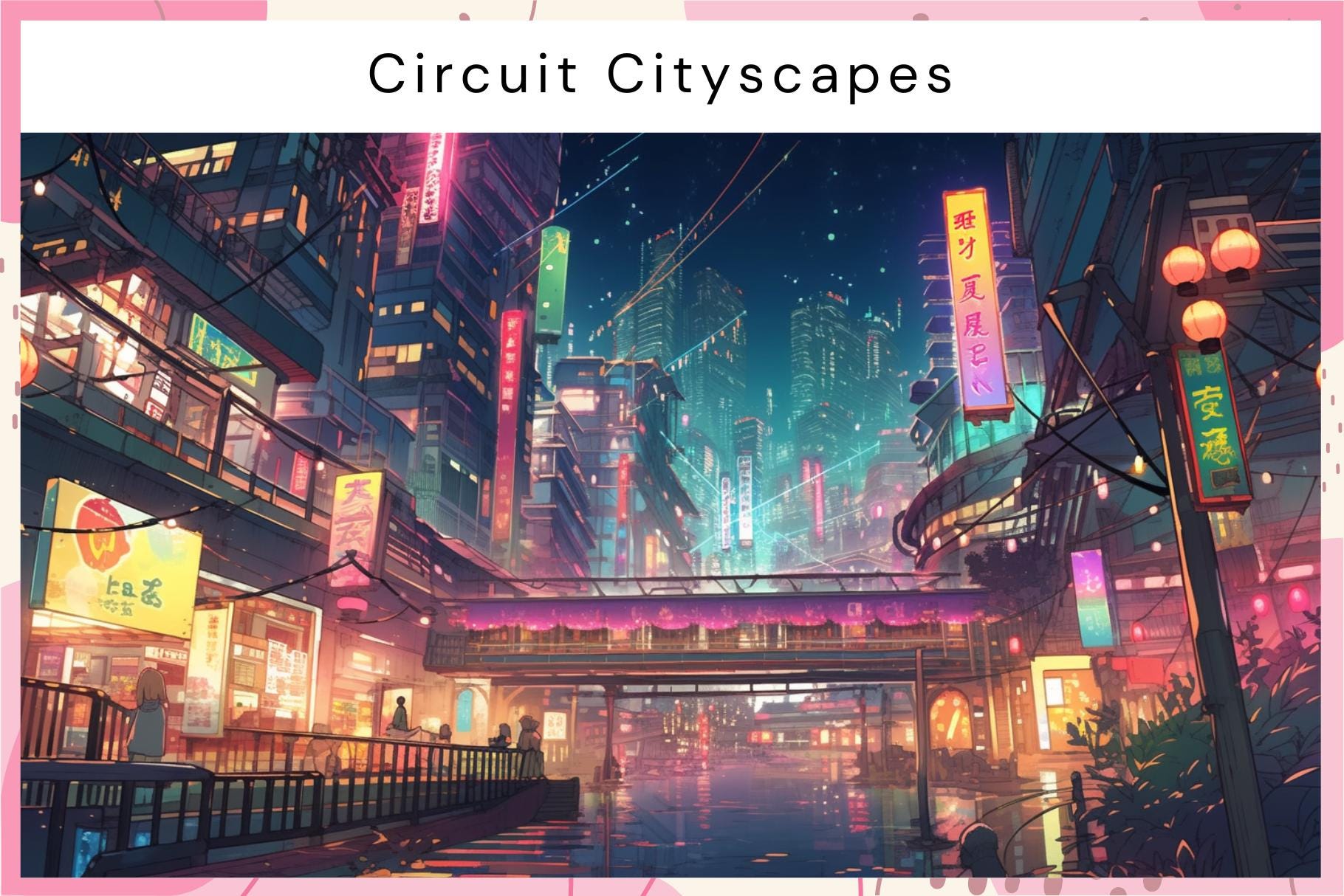 Animated Background Pack: Cyberpunk City Nights, 15 Loopable Neon Urban ...