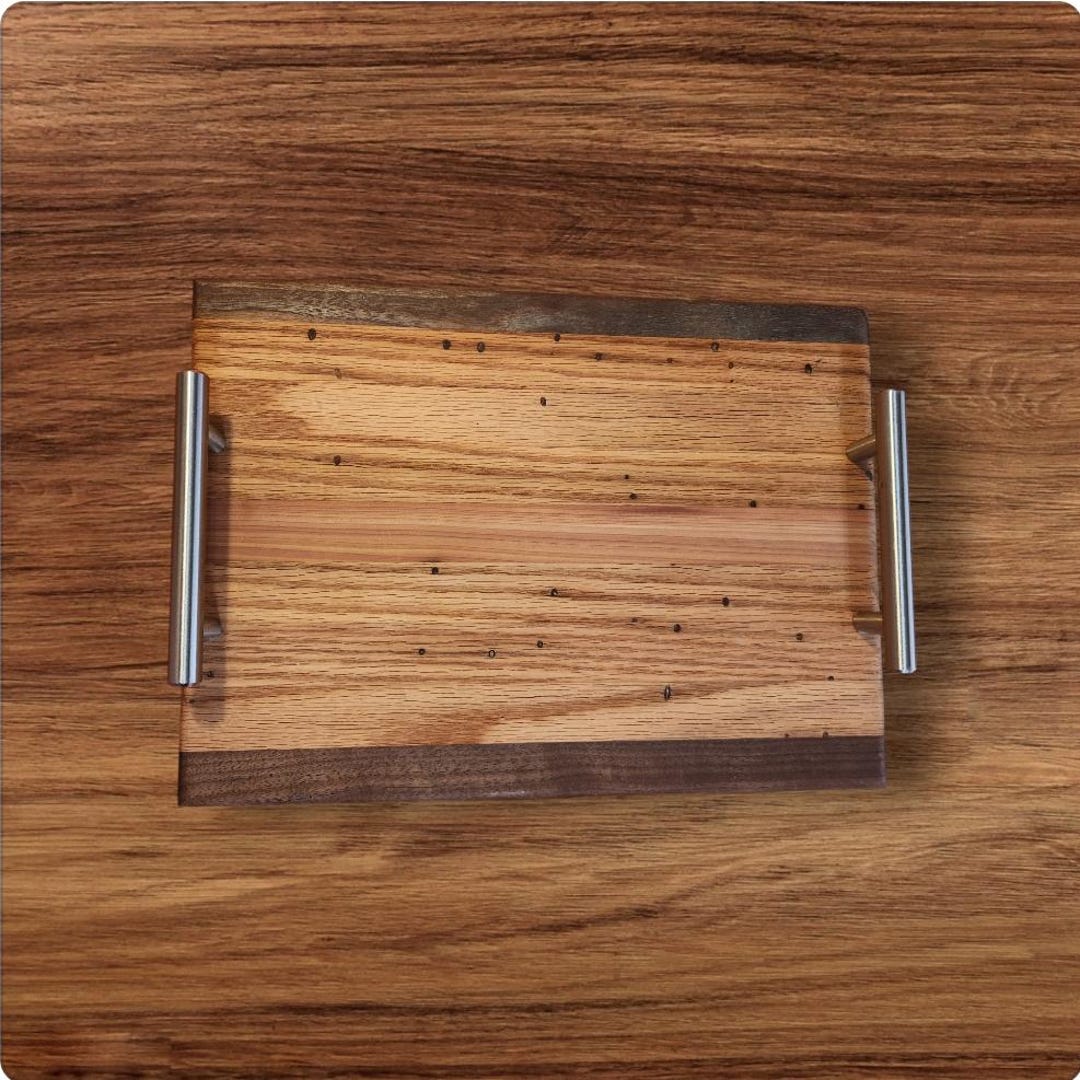 Cedar, Red Oak, and Walnut Charcuterie Tray - Etsy