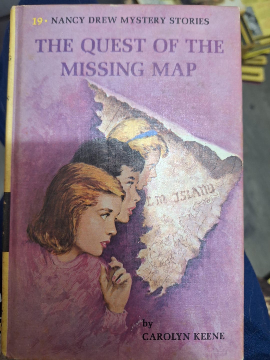 Book 19-nancy Drew, the Quest of the Missing Map, Published By: Grosset ...