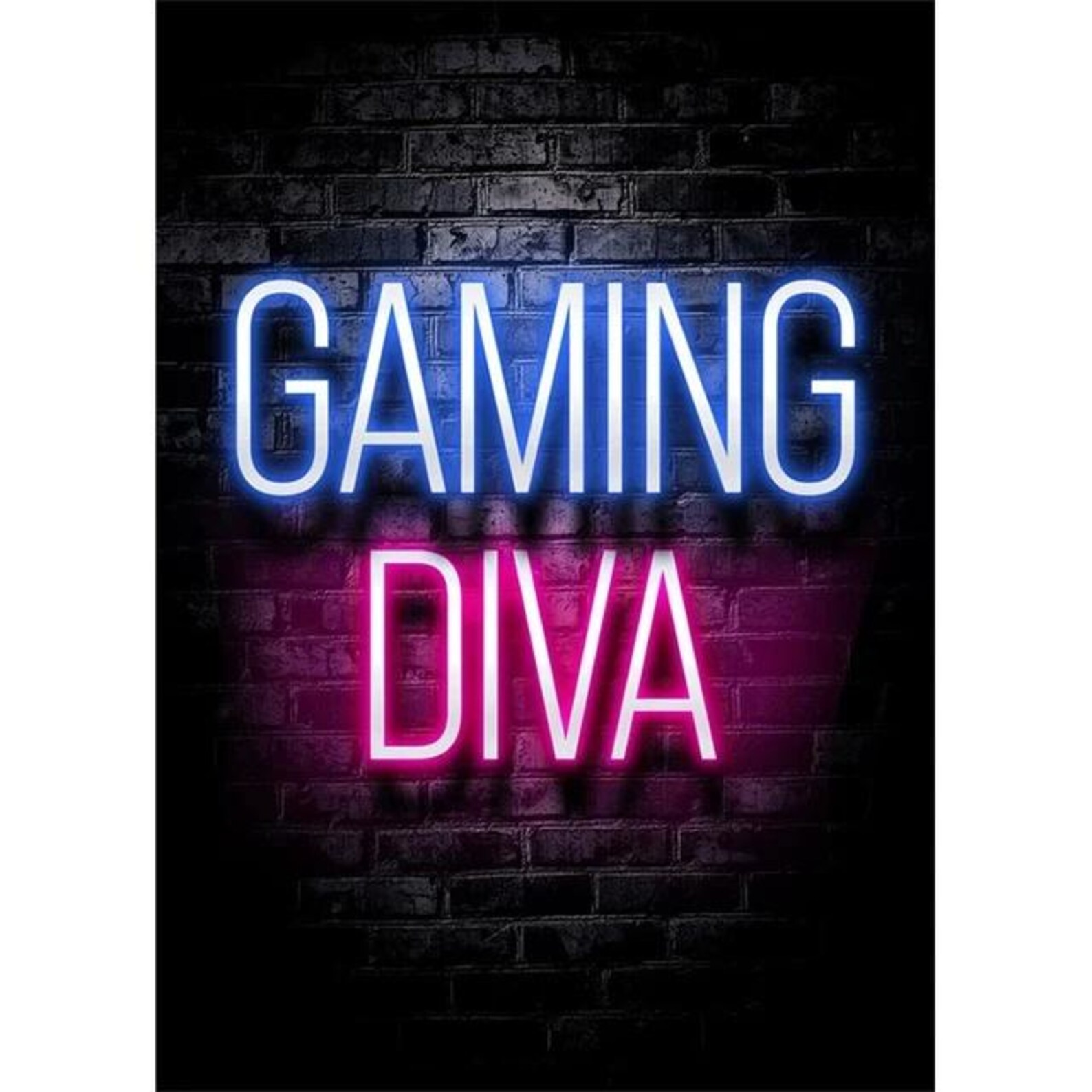 Neon Gaming Gamer Wall Art Posters Prints Gamer Canvas Painting Picture ...
