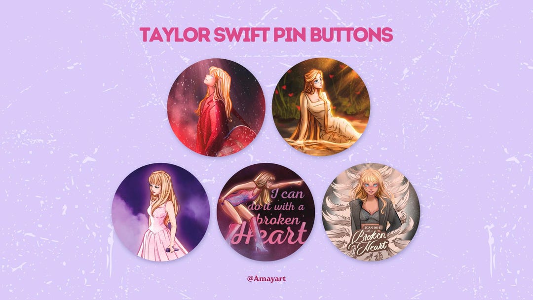 Singer Frosted Pin Buttons - Etsy