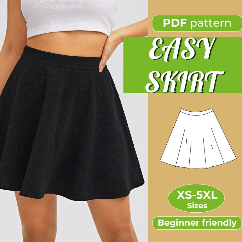 Circle Skirt Pattern - Etsy