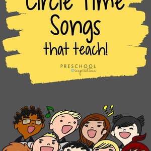 Preschool Circle Time Songs: MP3 Playlist (digital Download) - Etsy