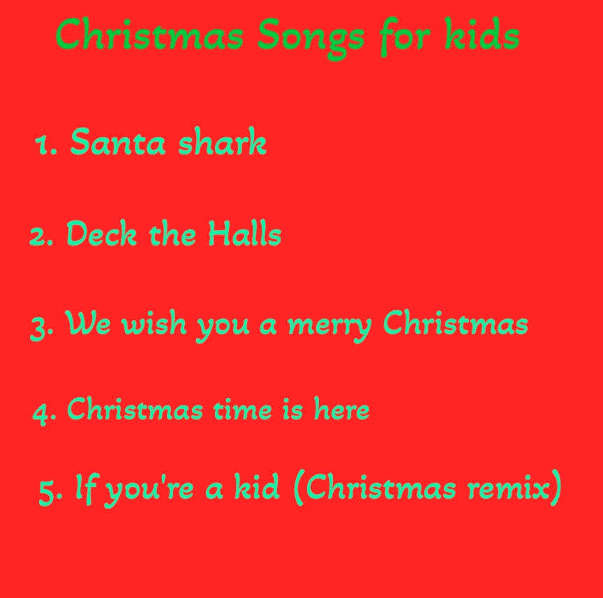 Christmas Songs Playlist for Kids: Educational Holiday Music (MP3 ...