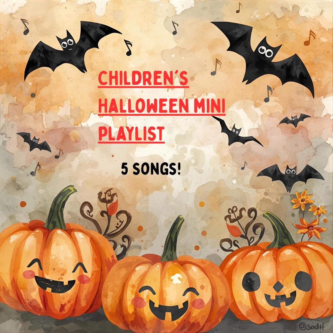 Kids Halloween Songs: Spooky Party Playlist (MP3 Download) - Etsy