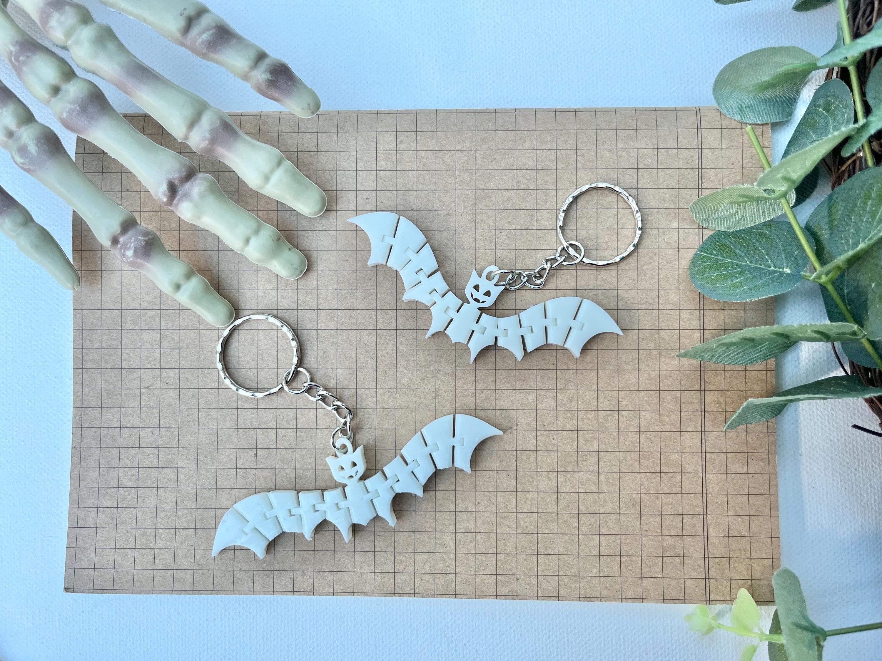 Articulated Bat Keychain 3D Printed - Etsy