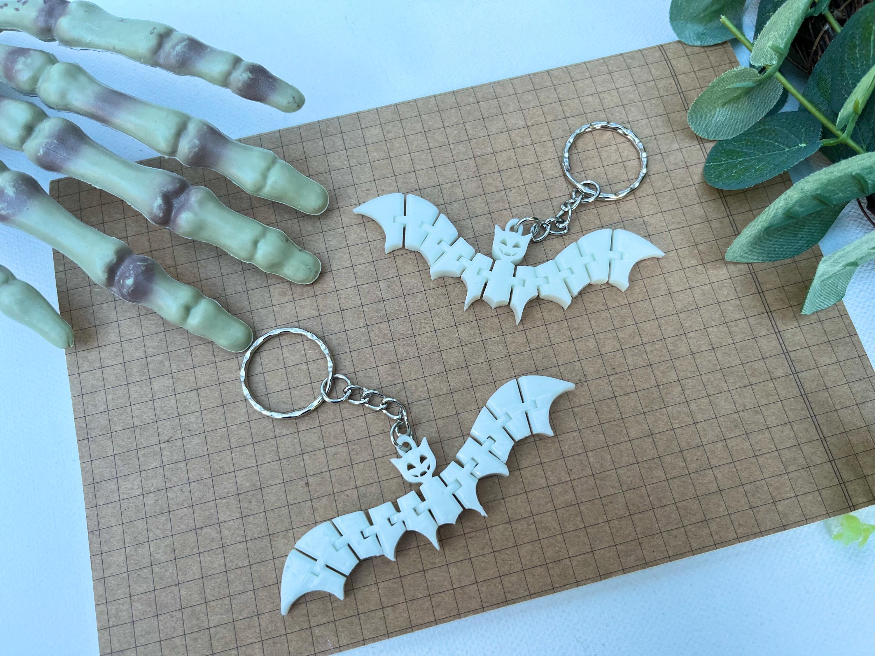 Articulated Bat Keychain 3D Printed - Etsy