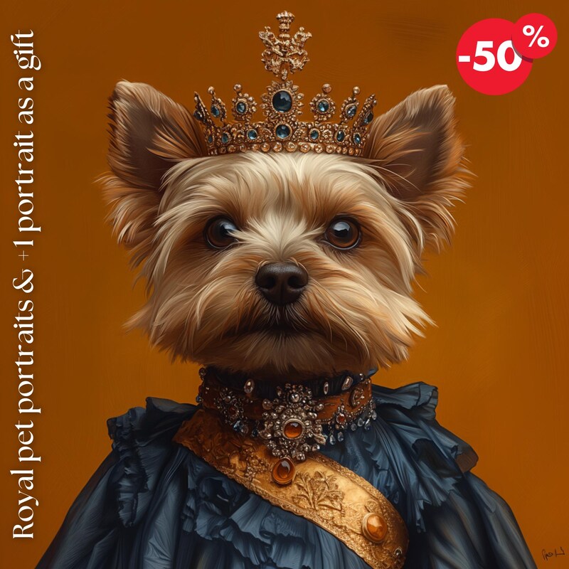Royal Pet Portrait - Etsy