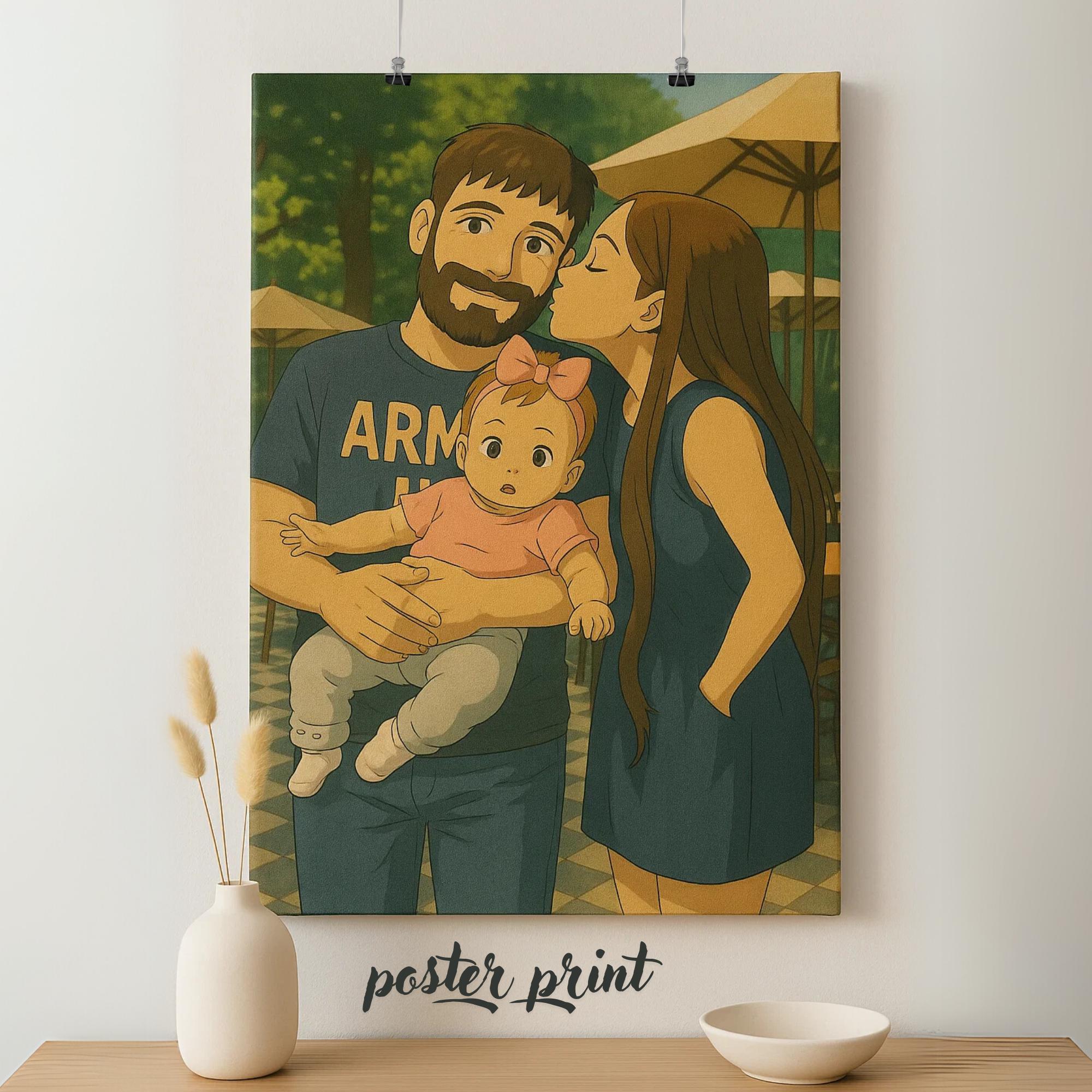 Ghibli Style Portrait From Photo | Custom Miyazaki Inspired Art ...