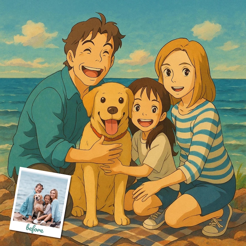 Ghibli Style Poster - Etsy