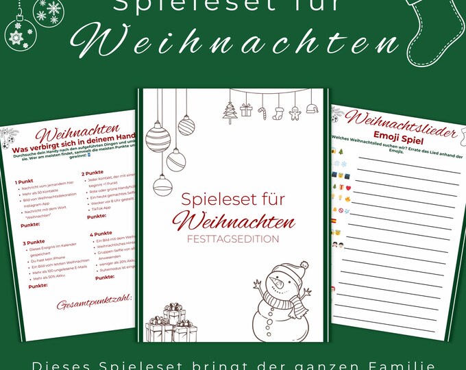 Spiel "Würfel deinen Schneemann" Spiel für Heiligabend Spiel ...
