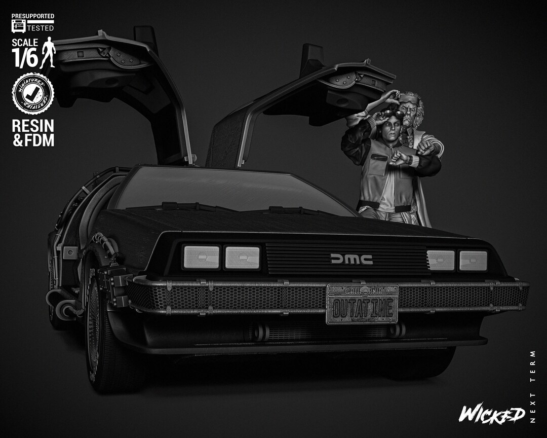 3D Printing STL BTTF Diorama Files - Etsy