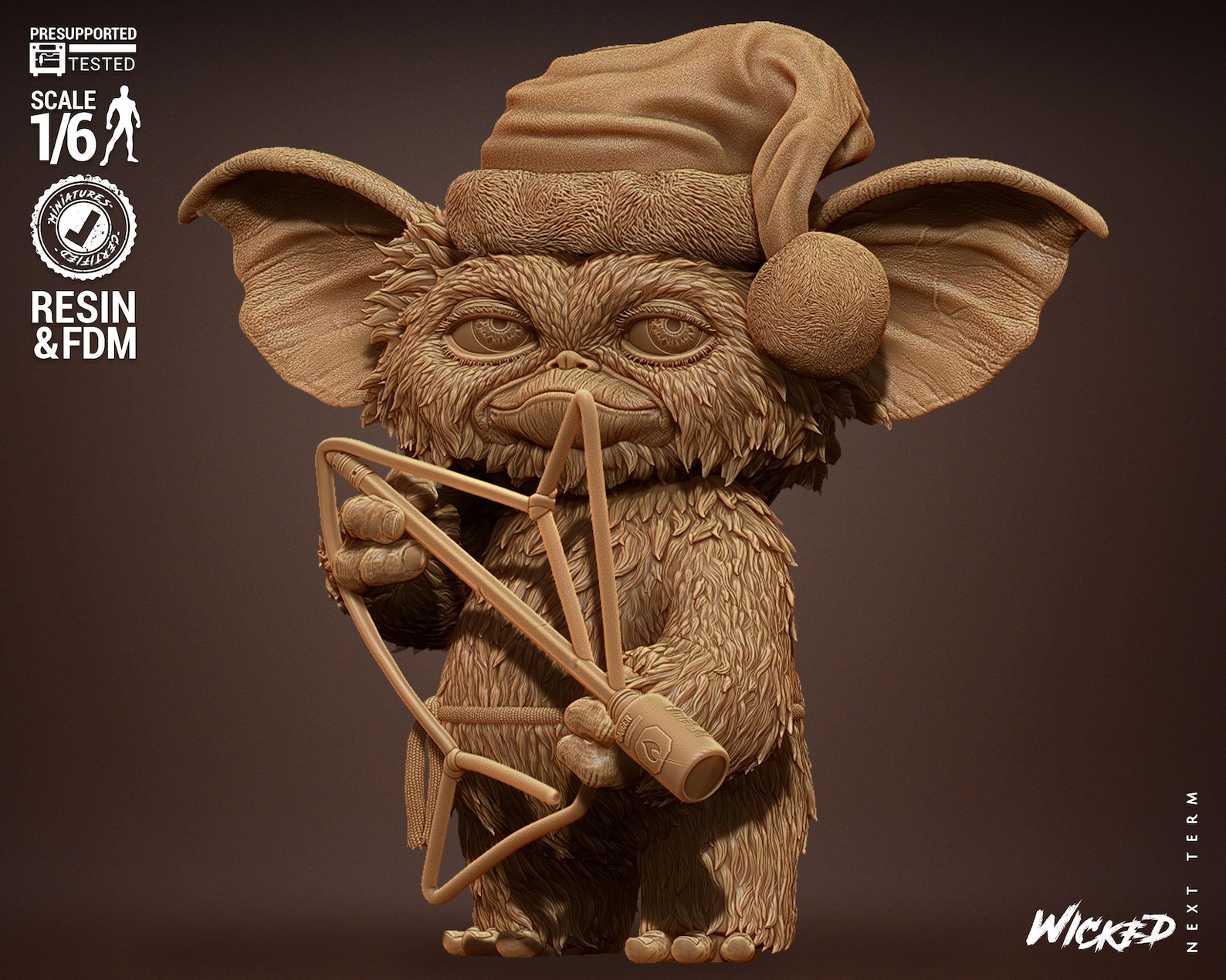 Fan Art Gremlin Monster Movie Fan Art 3D Printing STL File Dio - Etsy