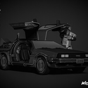 3D Printing STL BTTF Diorama Files - Etsy