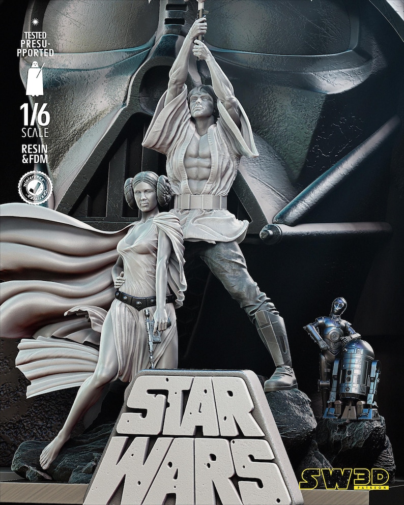 Sci-fi Fantasy Movie Diorama Stls for 3D Printing - Etsy
