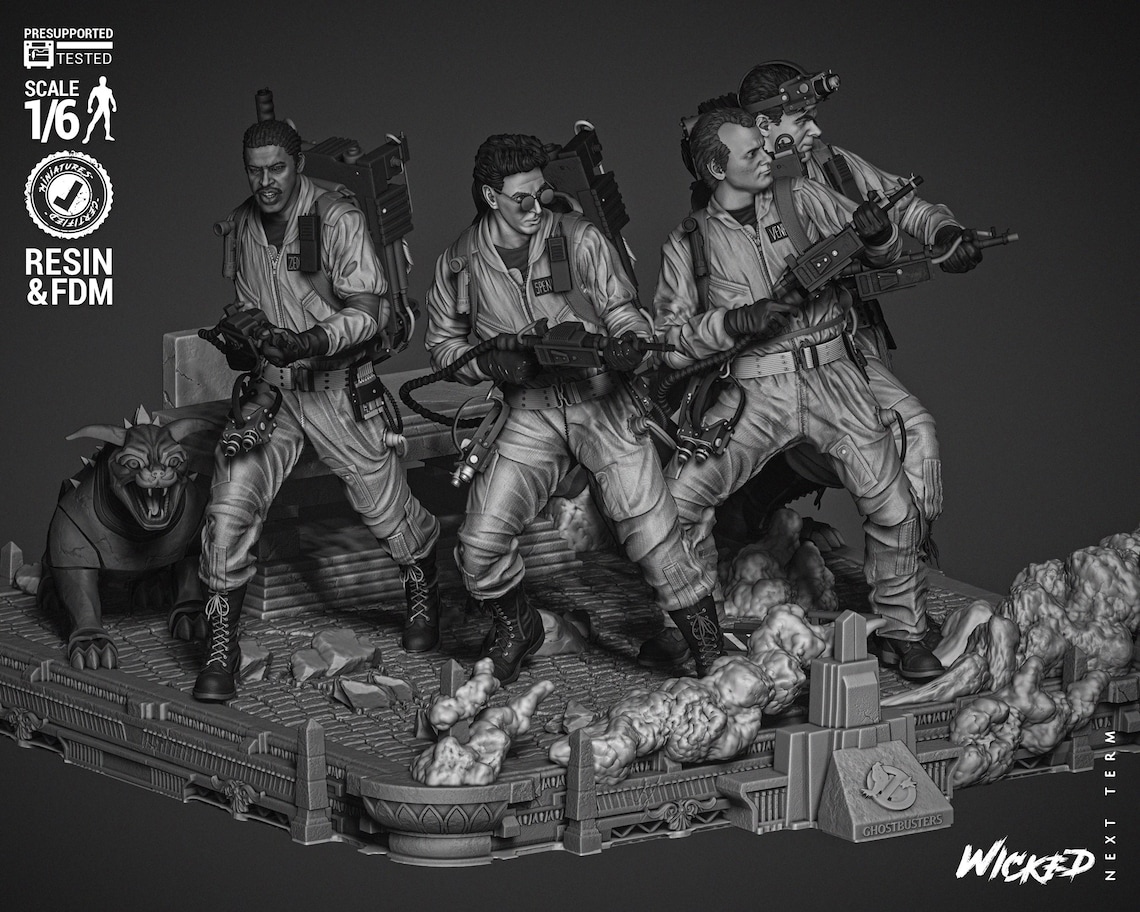 Fan Art Ghost Exterminators Movie Fan Art 3D Printing STL File Dio - Etsy