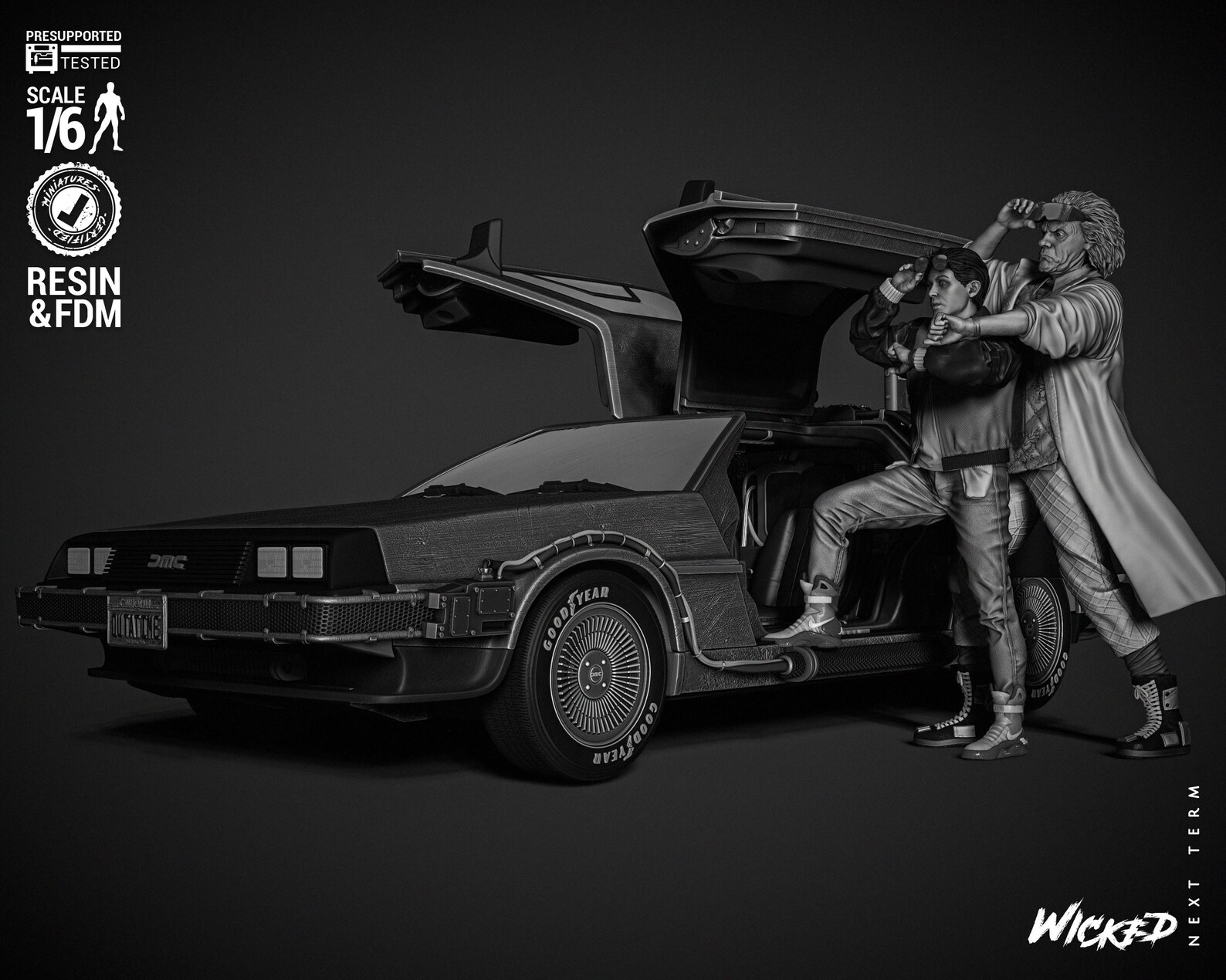 3D Printing STL BTTF Diorama Files - Etsy