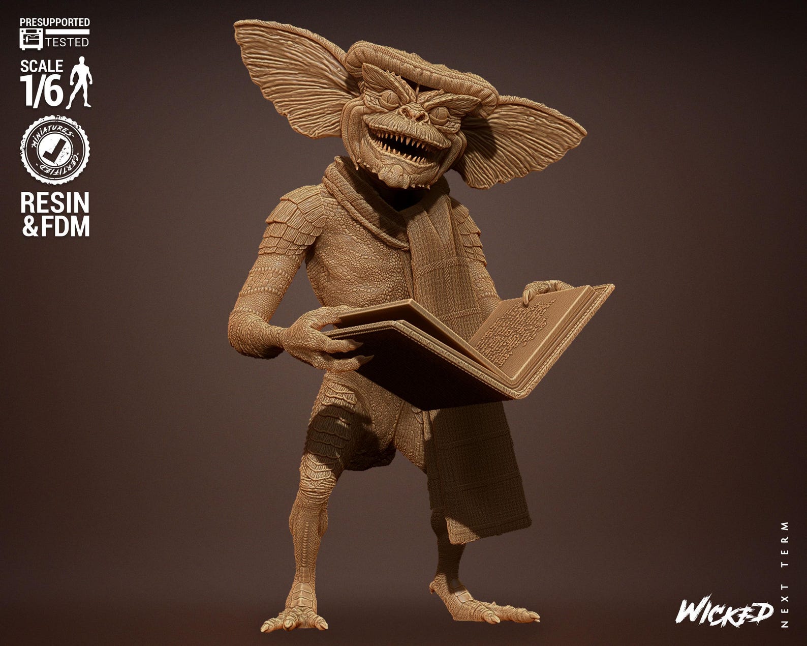 Fan Art Gremlin Monster Movie Fan Art 3D Printing STL File Dio - Etsy