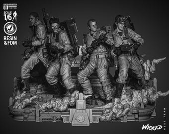Fan Art Ghost Exterminators Movie Fan Art 3D Printing STL File Dio - Etsy