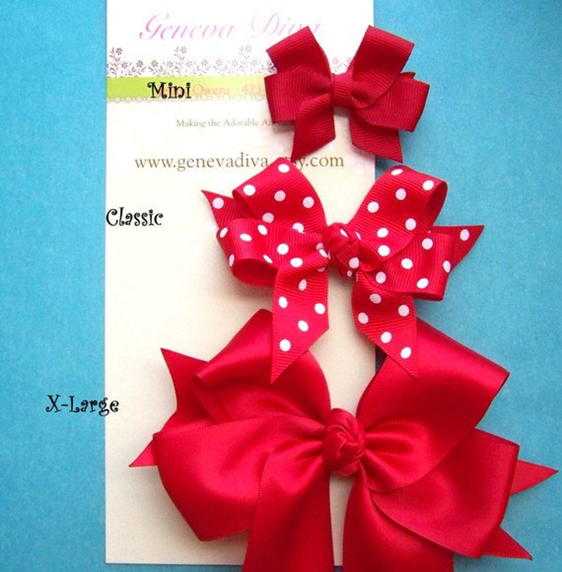 Mouse Classic Diva Bow Set - Etsy