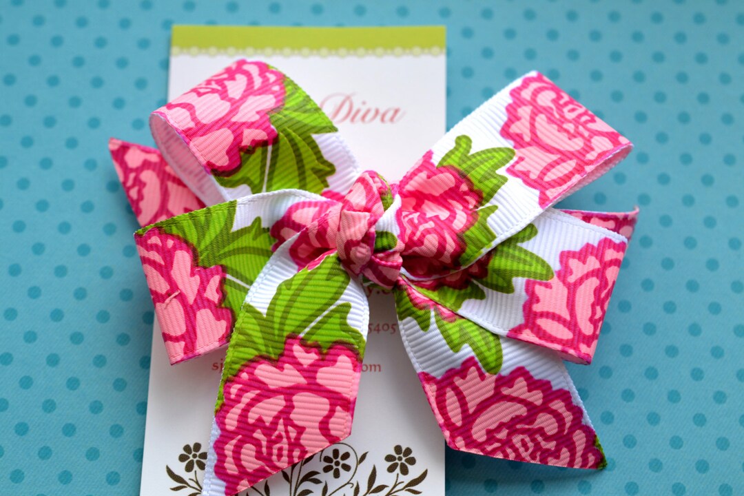 E9 - Vintage Wallpaper Classic Diva Bow - Etsy