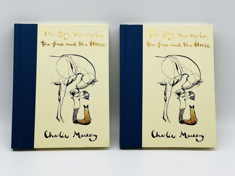 Lot (2) the Boy the Mole the Fox & the Horse Charlie Mackesy Hardcover ...