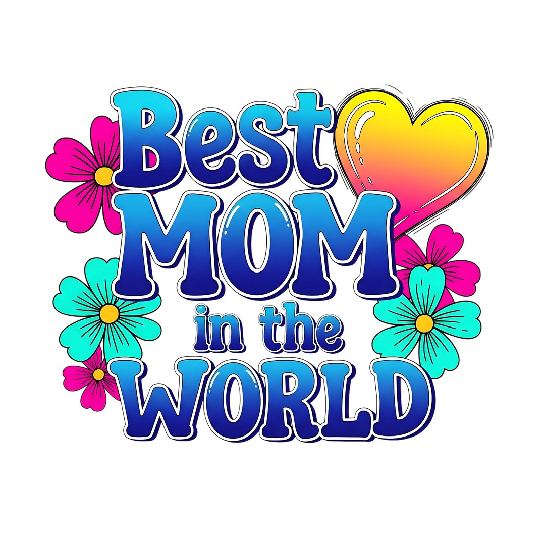 Best Mom Clipart – 45 Sublimation Designs for Mother’s Day | Floral Mom ...