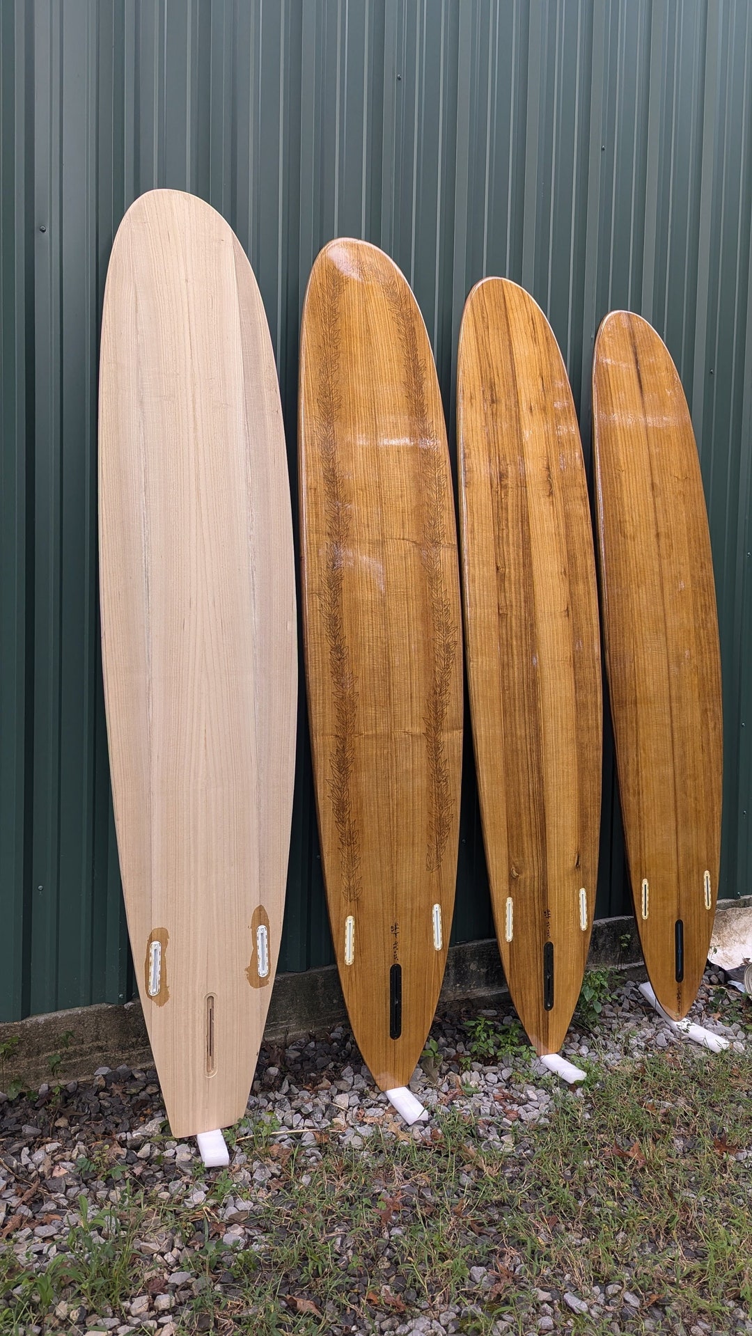 9' 2 Hollow Wooden Surfboard Paulownia Sustainable Performance ...