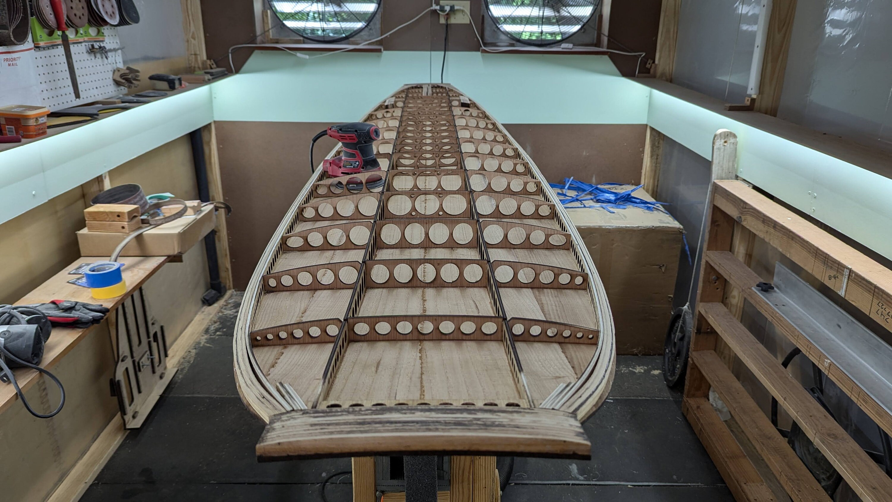 9' 2 Hollow Wooden Surfboard Paulownia Sustainable Performance ...