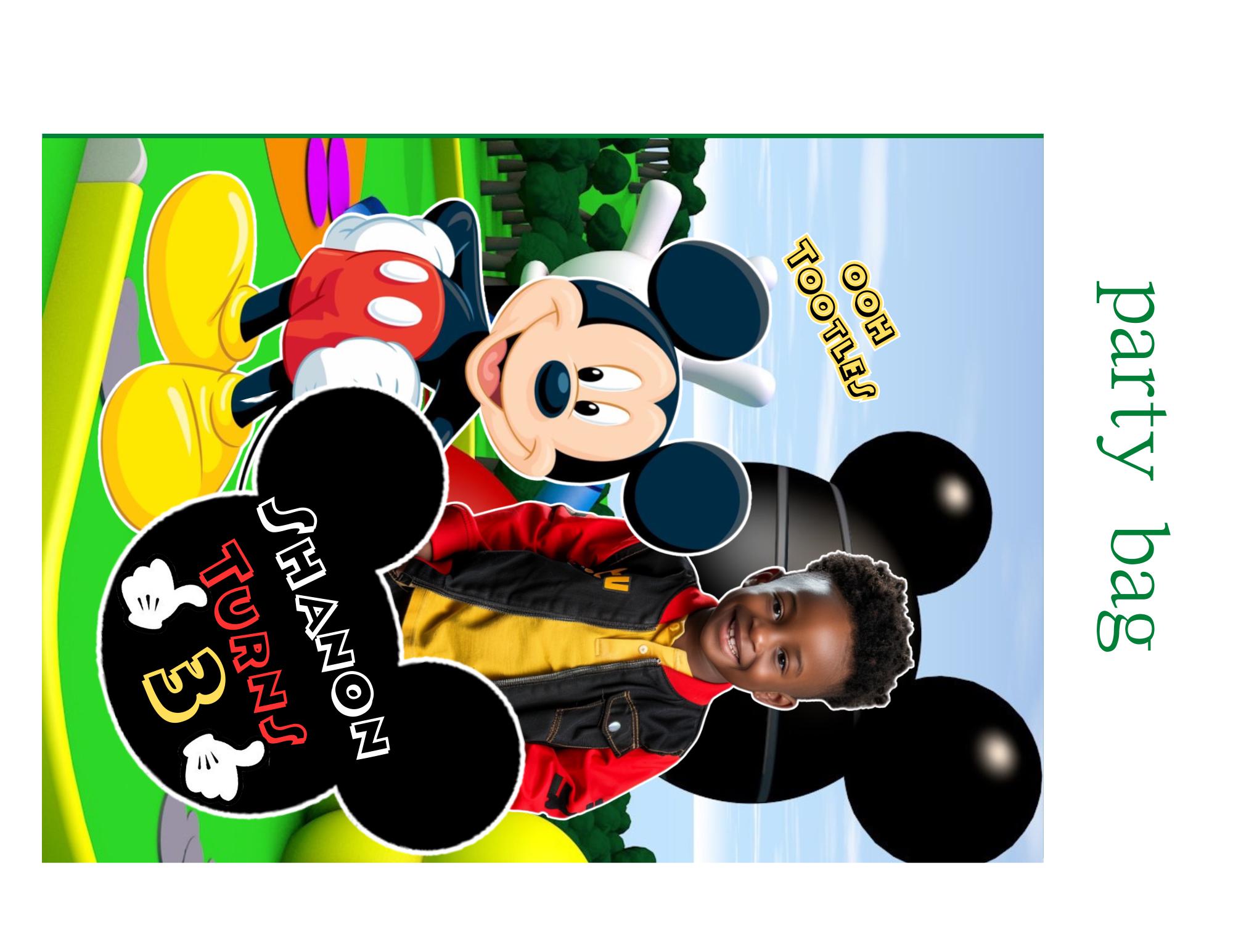 Mickey Mouse Party Bundle - Etsy