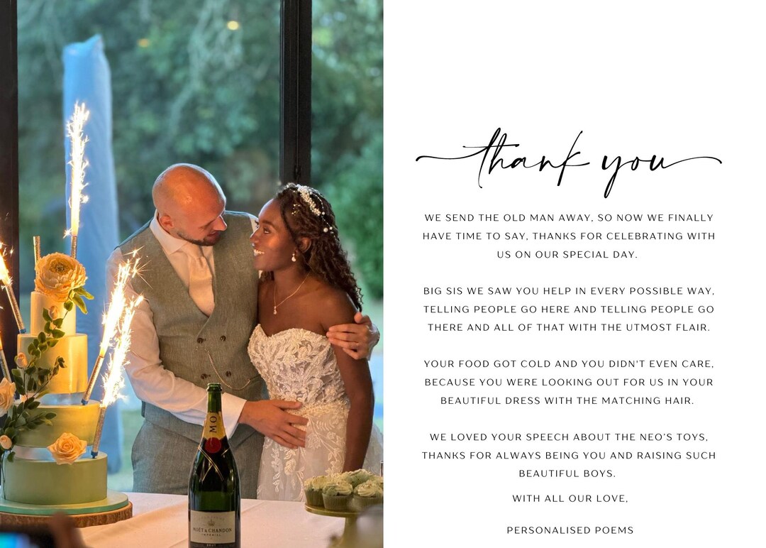 Personalised Poems for Every Moment—weddings, Birthdays, Condolences ...