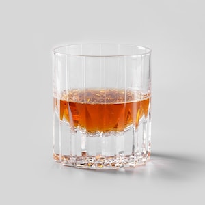Hand-cut Edo Kiriko Crystal Whiskey Glass, Ultra-clarity Bourbon Glass ...