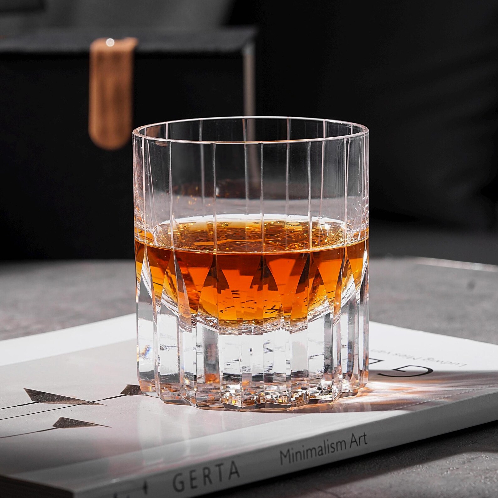 Hand-cut Edo Kiriko Crystal Whiskey Glass, Ultra-clarity Bourbon Glass ...