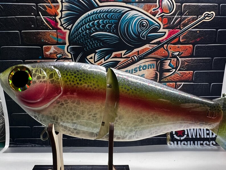 7 SS Rainbow Trout 2.5 Oz Glide Bait - Etsy