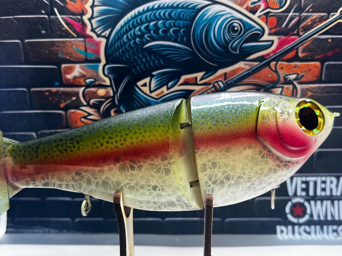 7 SS Rainbow Trout 2.5 Oz Glide Bait - Etsy