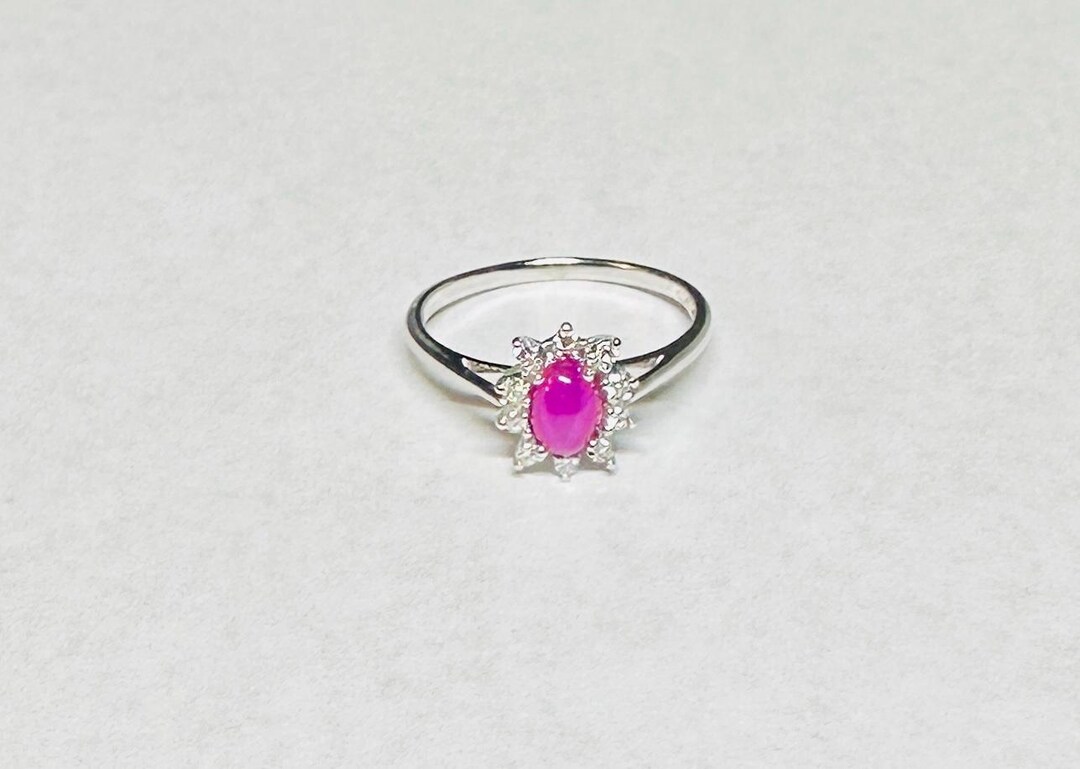 Vintage NOS 1970's Sterling Silver Linde Ruby Star Sapphire and Genuine ...