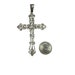 Sterling Silver Large 4" Filigree Cross Pendant - Etsy