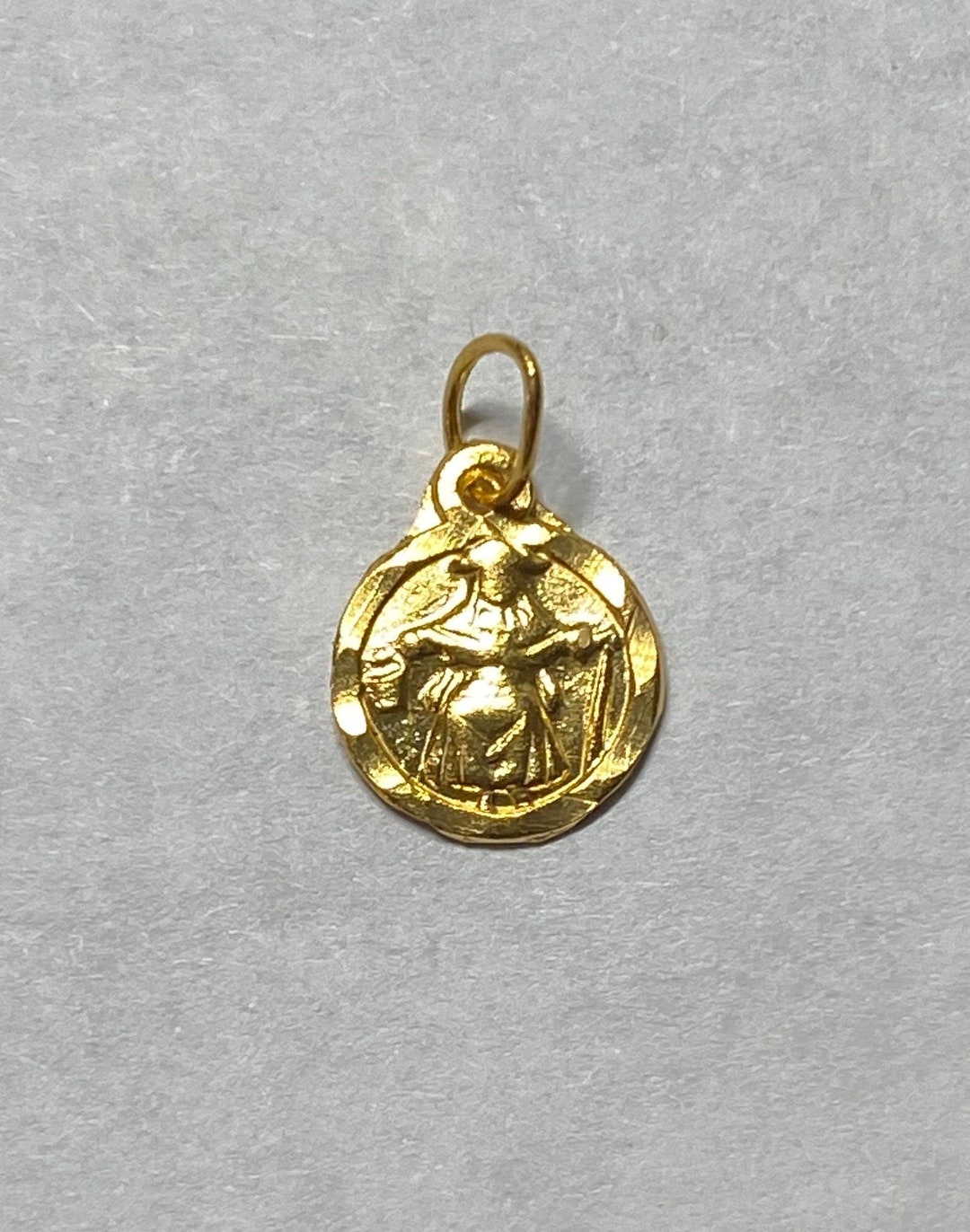 14 Karat Yellow Gold Holy Infant of Atocha "niño De Atocha" 8mm Baby ...