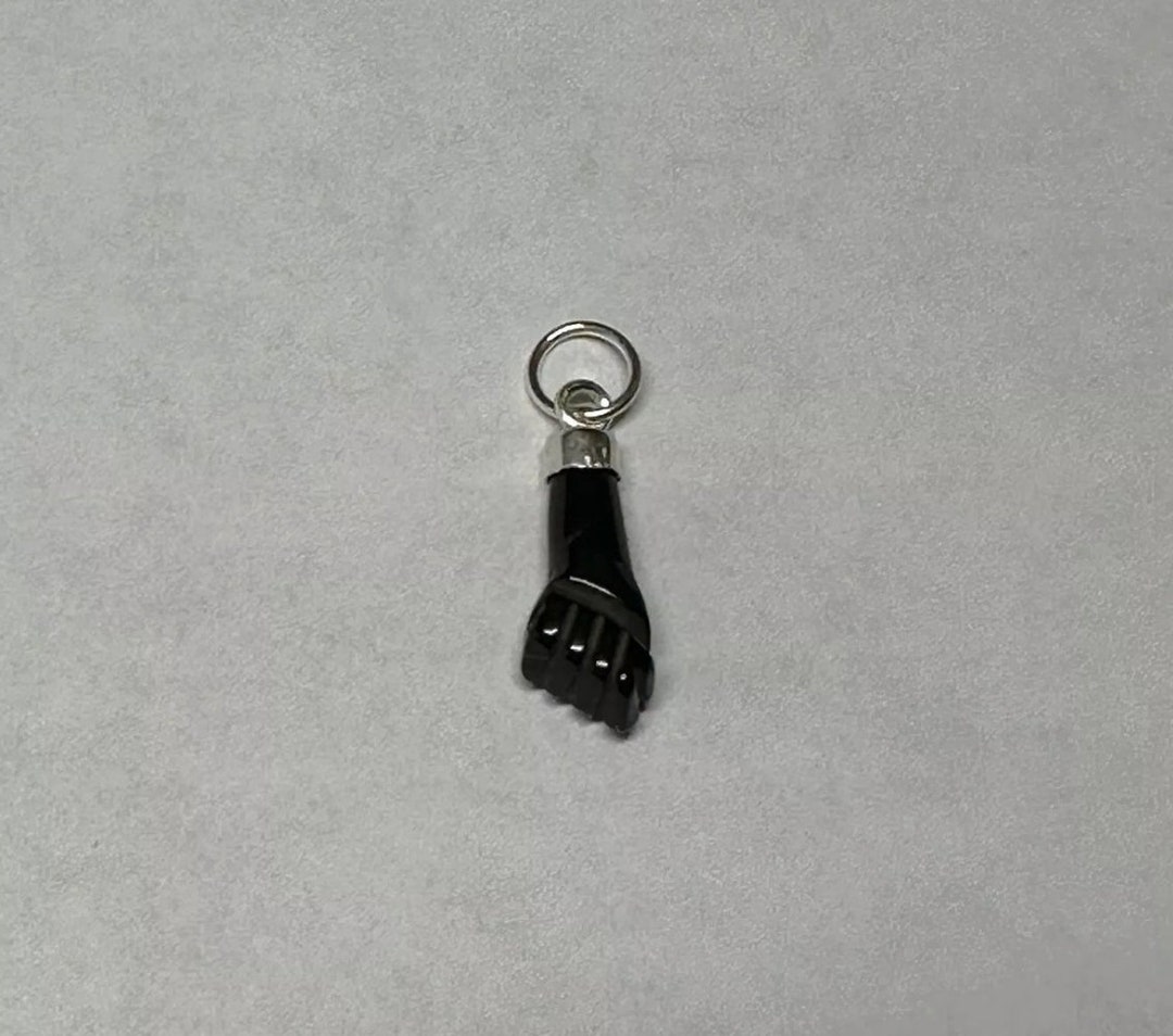 Genuine Asturian Spanish Azabache Jet Sterling Silver Small Mano Figa ...