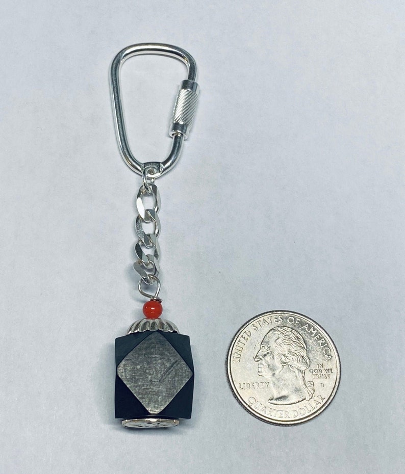 Sterling Silver Azabache Jet Saint Barbara "santa Barbara" Key Chain - Etsy