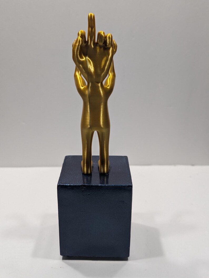 Middle Finger World Champion Trophy - Etsy