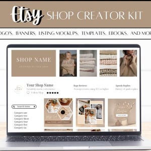 PLR Etsy Start-up Shop Bundle, Complete Shop Set-up, 6 Digital Products ...
