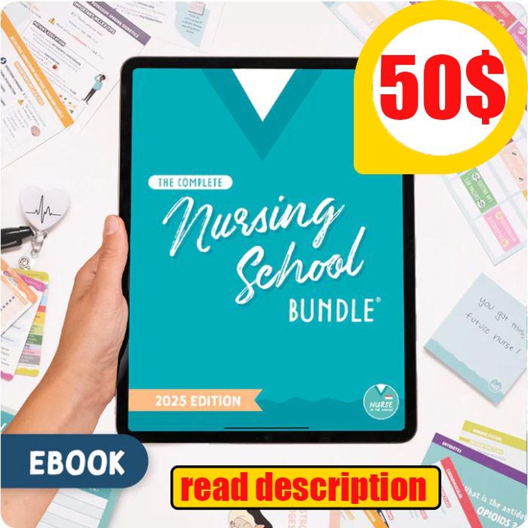 The Complete Nursing School Bundle 2025 Edition - Etsy